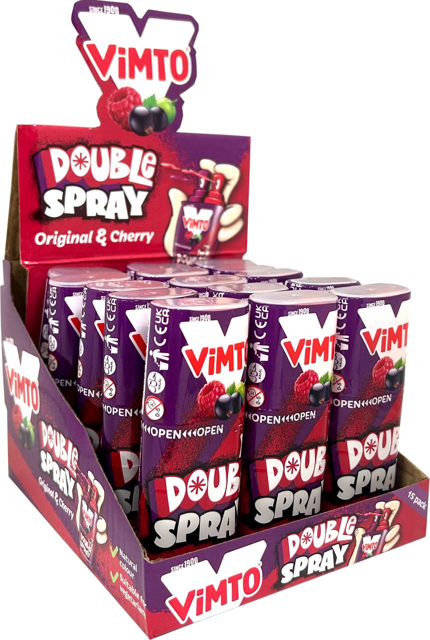 Vimto ® Double Spray - 18 x 15 x 12ml (POR 37%)