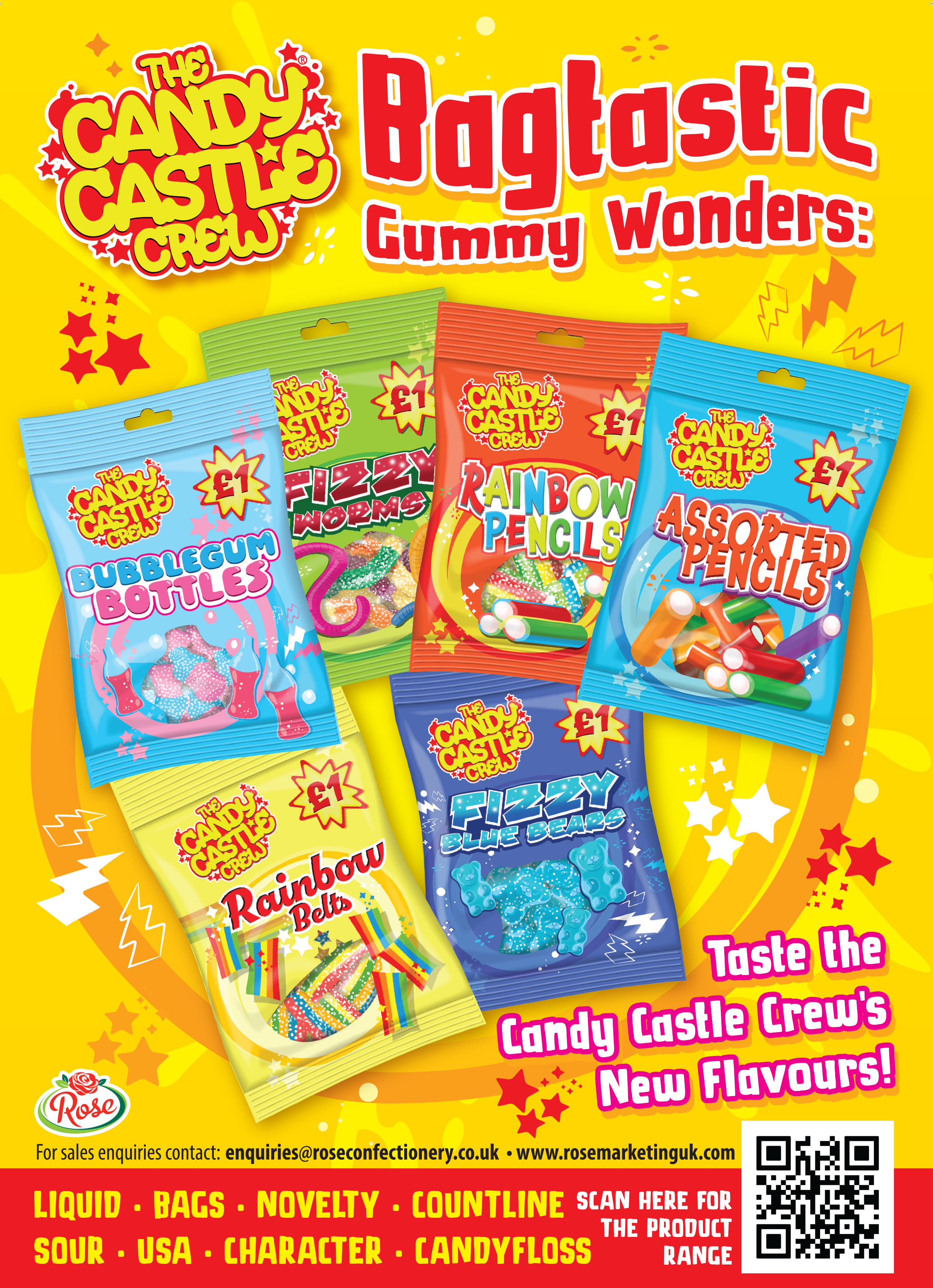 Bagtastic Gummy Wonders: Rose Marketing UK extends best-selling £1 Bags ...