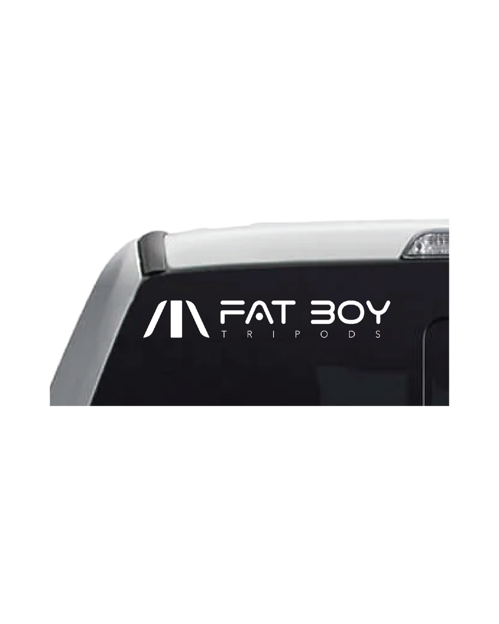 FatBoy Truck Decal - White (1 per order, free shipping)