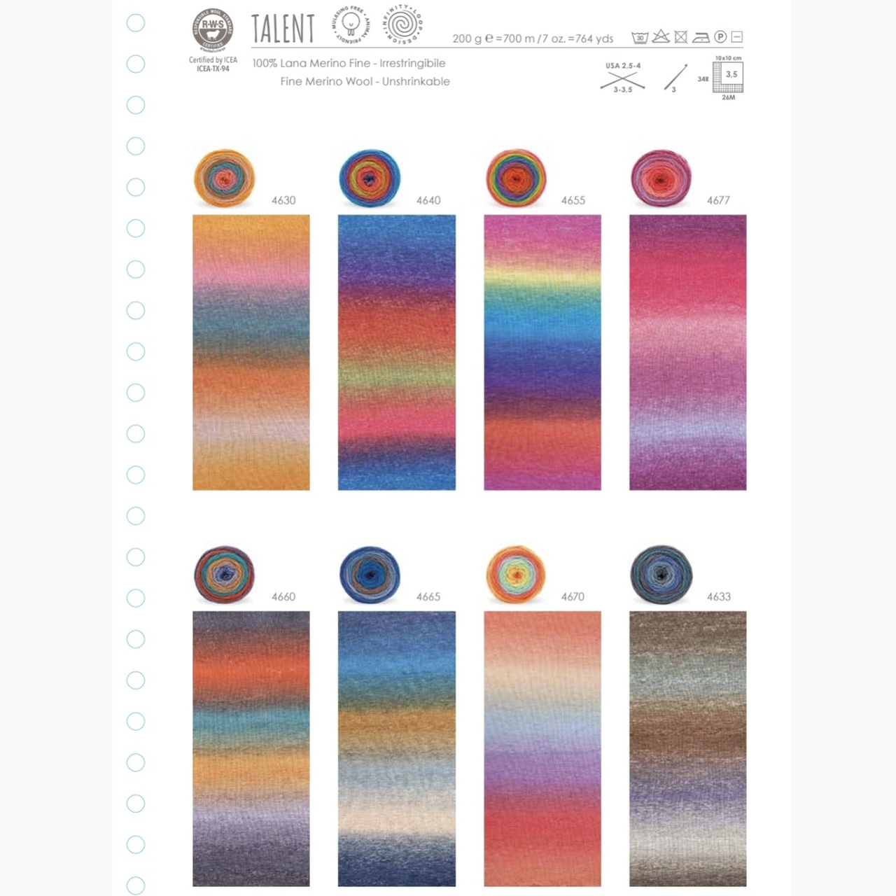 Sesia Talent 200g 700m