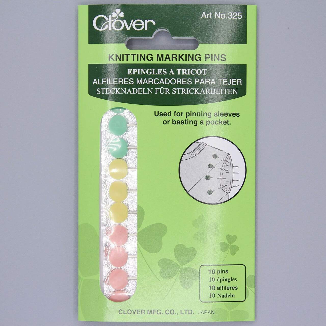 Clover Knitting Marking Pins at WOOLS OF NATIONS
