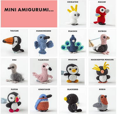 Mini Amigurumi Birds: 25 Tiny Flying Creatures to Crochet by Sarah ...