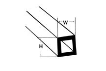 PLASTRUCT Scale Structural Shapes - 1-8" Square Tubing ABS (ST-4 ...