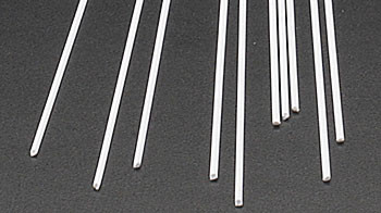 PLASTRUCT - 90856 Plastic Styrene Solid Round Rod .045x10" (10 ...