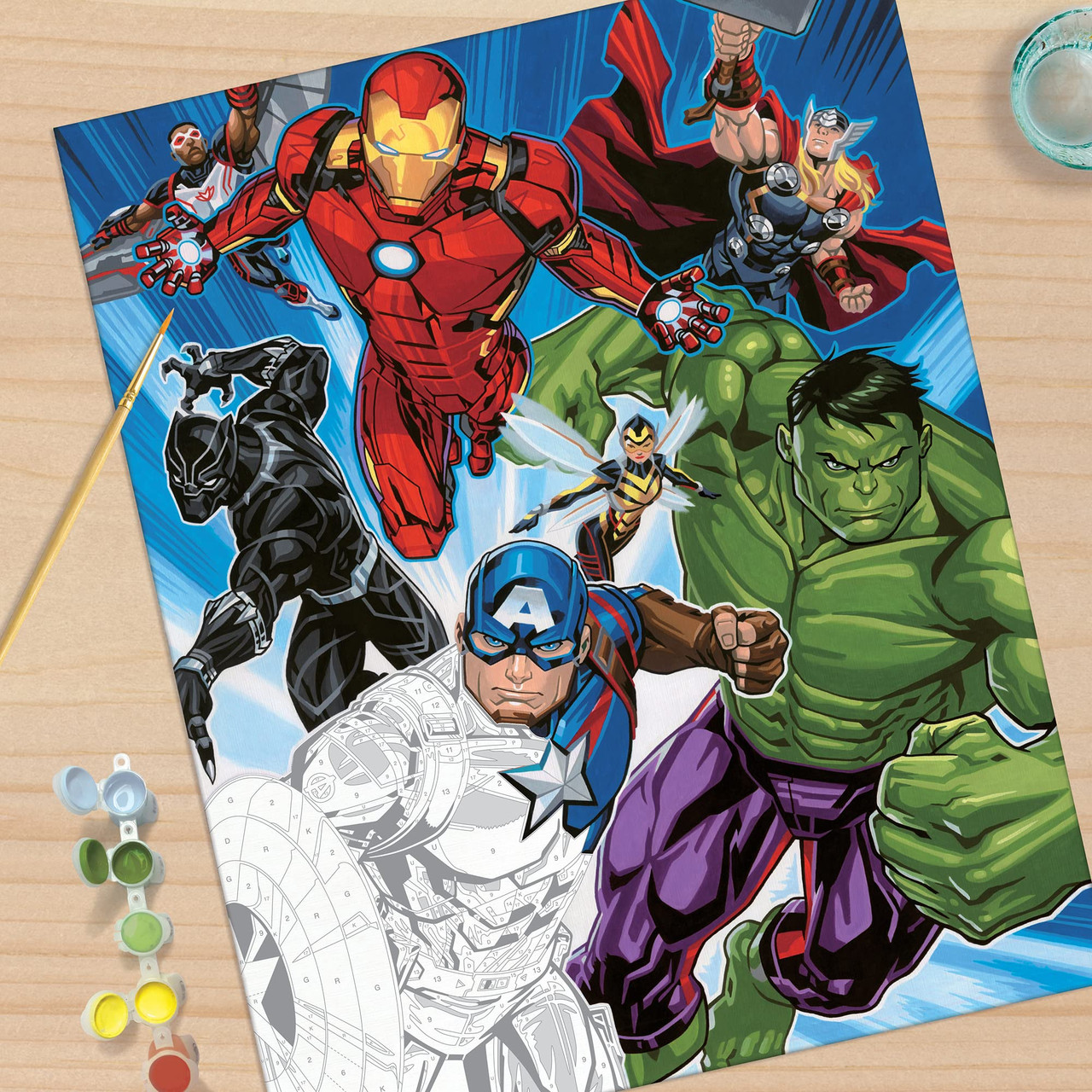 Great deals on Dimensions Avengers Paint By Number Kit 16"X20" (91830 ...