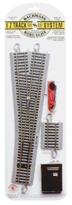 BACHMANN #5 Left NICKEL-SILVER HO Scale Track Switch (44565 ...