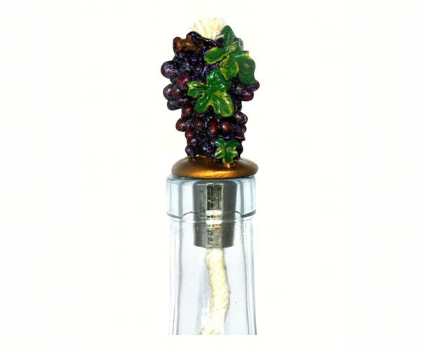 Buy the Vintage Concepts - Grapevine Pewter Tall Winelight Painted ...