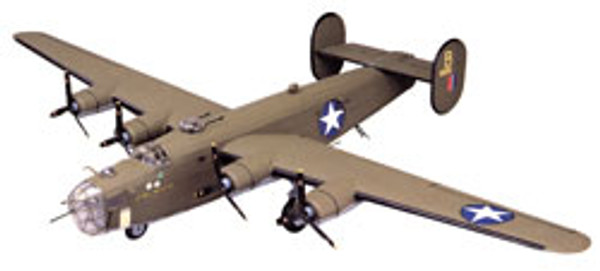 GUILLOWs B-24D Liberator Balsa Wood Airplane Model Kit (2003) 072365020030 B0006GZ28I