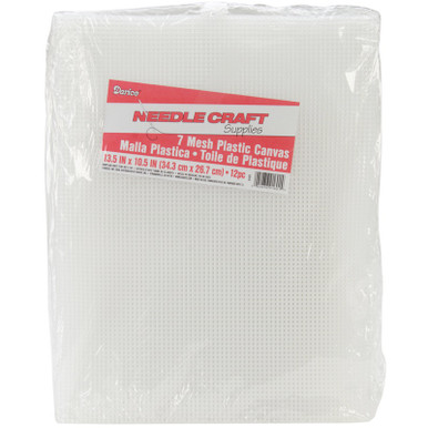 Buy the Darice - Plastic Canvas 7 Count 10.5"X13.5" 12/Pkg - Clear ...