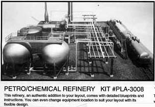 PLASTRUCT (O Scale) - Refinery Kit (3008)
