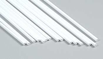 PLASTRUCT - 90603 Plastic Styrene Miniature (Pipe) Tube 3/32"x15"H (15 ...