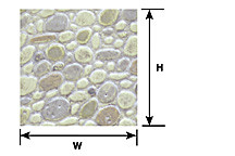PLASTRUCT Scale Plastic Pattern Sheet - G (1:24) RANDOM POLISHED STONE ...