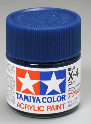 TAMIYA Acrylic X4 Gloss,Blue 23ml (81004) 49375947