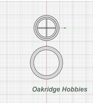 Great deals on Oakridge Minis - 36" Round Window With 4-Lite Grid and ...