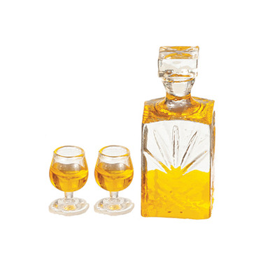 Great deals on AZTEC - 3 Piece Whiskey Decanter Set - 1" Scale ...