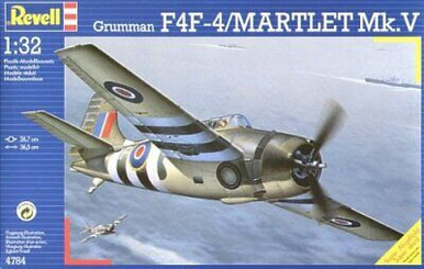 Revell 1/32 Scale Grumman F4F Martlet Mk.V Airplane Model Kit (c.1990 ...