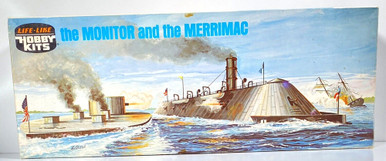 NOB Life-Like Model Kit # 09257 The Monitor and the Merrimac ...