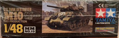 Tamiya - 1/48 Scale US M10 Mid Production Tank Destroyer Model Kit ...
