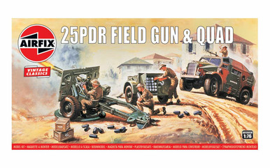 Great deals on AIRFIX - 25PDR Field Gun & Quad 1:76 Scale Plastic Model ...