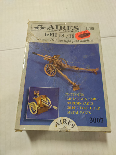 AIRES 1/35 leFH 18 1936 German 10.5 cm Light Field Howitzer Model Kit ...