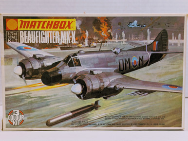 NOB Matchbox 1:72 Beaufighter Mk-X Plastic Model Kit #103 ...
