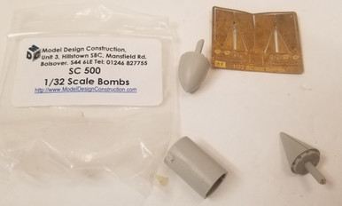 NOB Model Design Construction 1:32 Bombs With Metal Etched Parts ...
