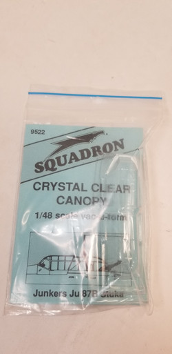 Squadron Crystal Clear Canopy 1:48 Vac-U-Form Junkers Ju87B Stuka ...