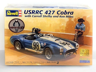 Revell #4149 1/24 Scale USRRC 427 Shelby Cobra Carrol Shelby & Ken ...
