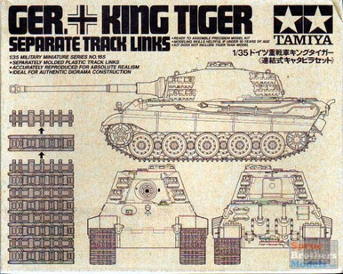 TAMIYA Separate Track Links Set for King Tiger 1:35 Model Kit Set ...