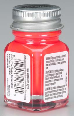 TESTORS - 1178 Pink Fluorescent 1/4 oz. Enamel Paint 0075611117805 ...
