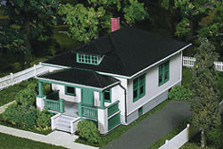 ATLAS Model Railroad - HO KIT Barb's Bungalow - Train Building (HO ...