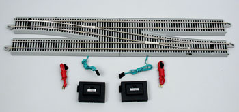 BACHMANN #6 Right Remote Crossover NICKEL-SILVER HO Scale Track Switch ...