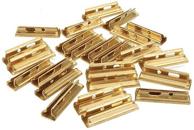 BACHMANN TRAINS - 94657 G Scale Track Brass Rail Joiners (24pc/Bag ...