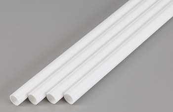 Evergreen Styrene Sheets White Plastic Styrene Tubing Stock .093" x 2"L ...