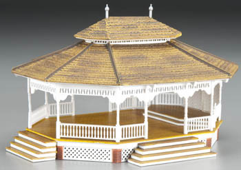 WOODLAND SCENICS Built Up Grand Gazebo HO Scale Building Structure ...
