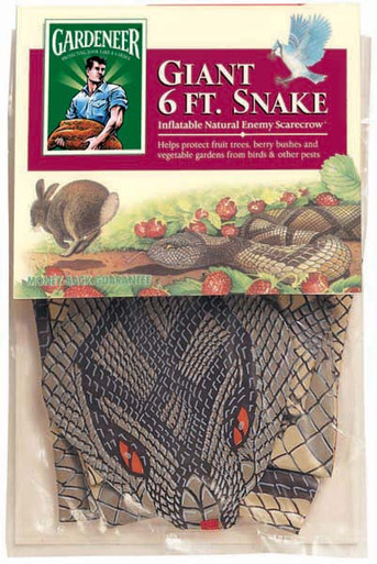 DALEN PRODUCTS - Inflatable Snake Decoy (Bird & Small Animal Deterrent ...
