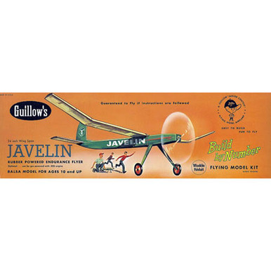 GUILLOWs GUILLOW - Javelin Balsa Wood Airplane Model Kit (603 ...