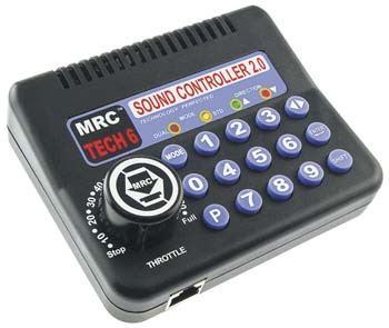 MRC - Tech 6 Sound Controller 2.0 - DC Train Power Pack (All Scales ...