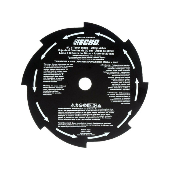 ECHO 99944200048 - TRI-CUT METAL GRASS & WEED BLADE 10" DIAMETER 25MM ...