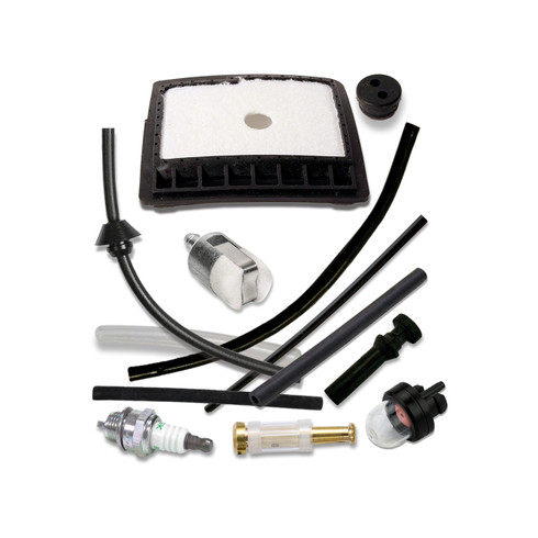 ECHO CS-271T AIR-OIL-FUEL FILTERS SPARK PLUG FUEL LINES PRIMER BULB KIT ...