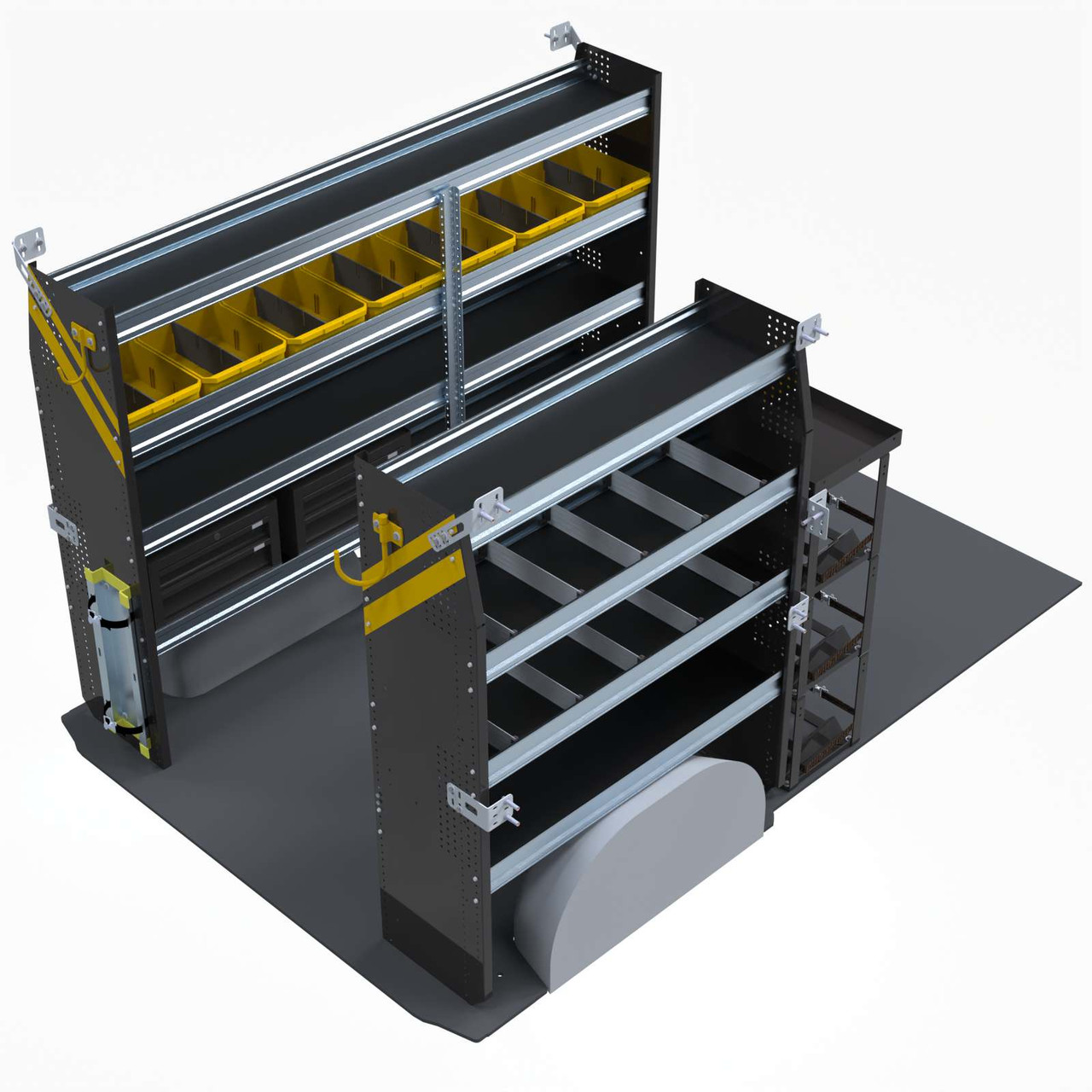 Commercial Work Van Shelving Packages For Ram ProMaster