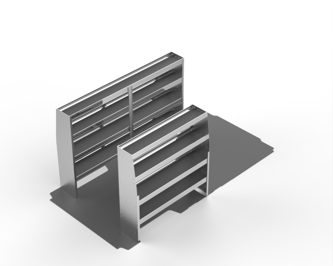 Ram ProMaster Shelving Packages & Kits | Aluminum & Steel