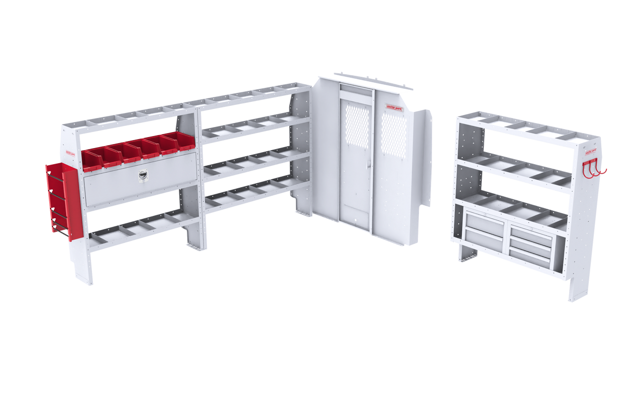 ProMaster 159"WB Van Steel Electrical Shelving Package