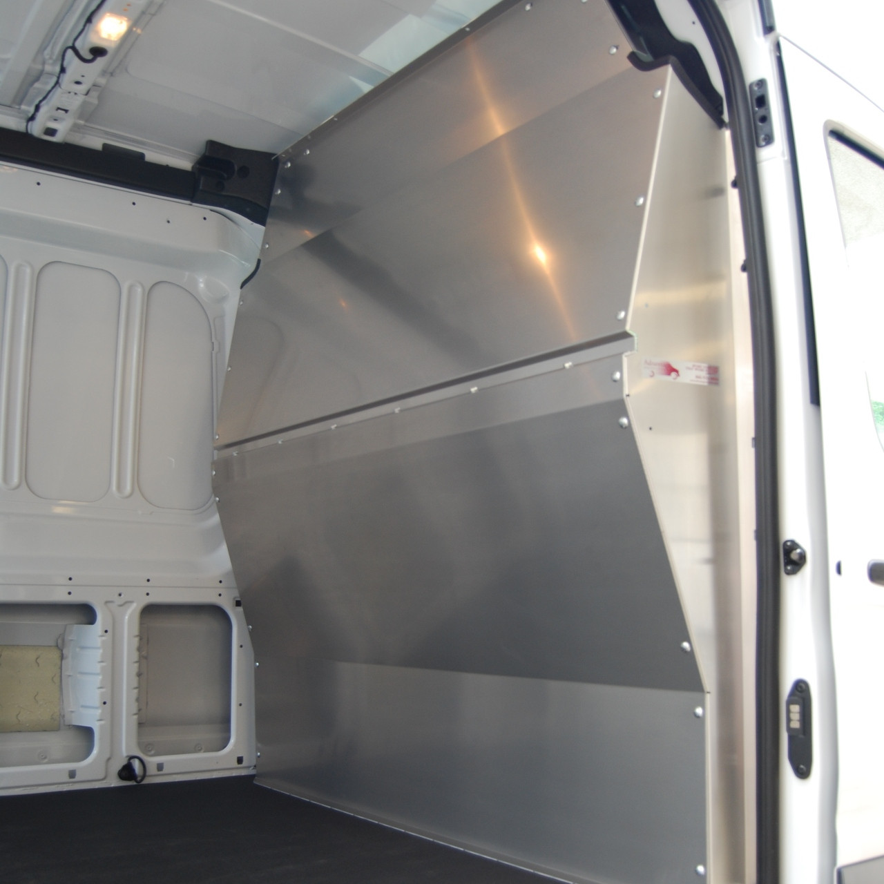 Contoured Solid Partition For Transit Vans