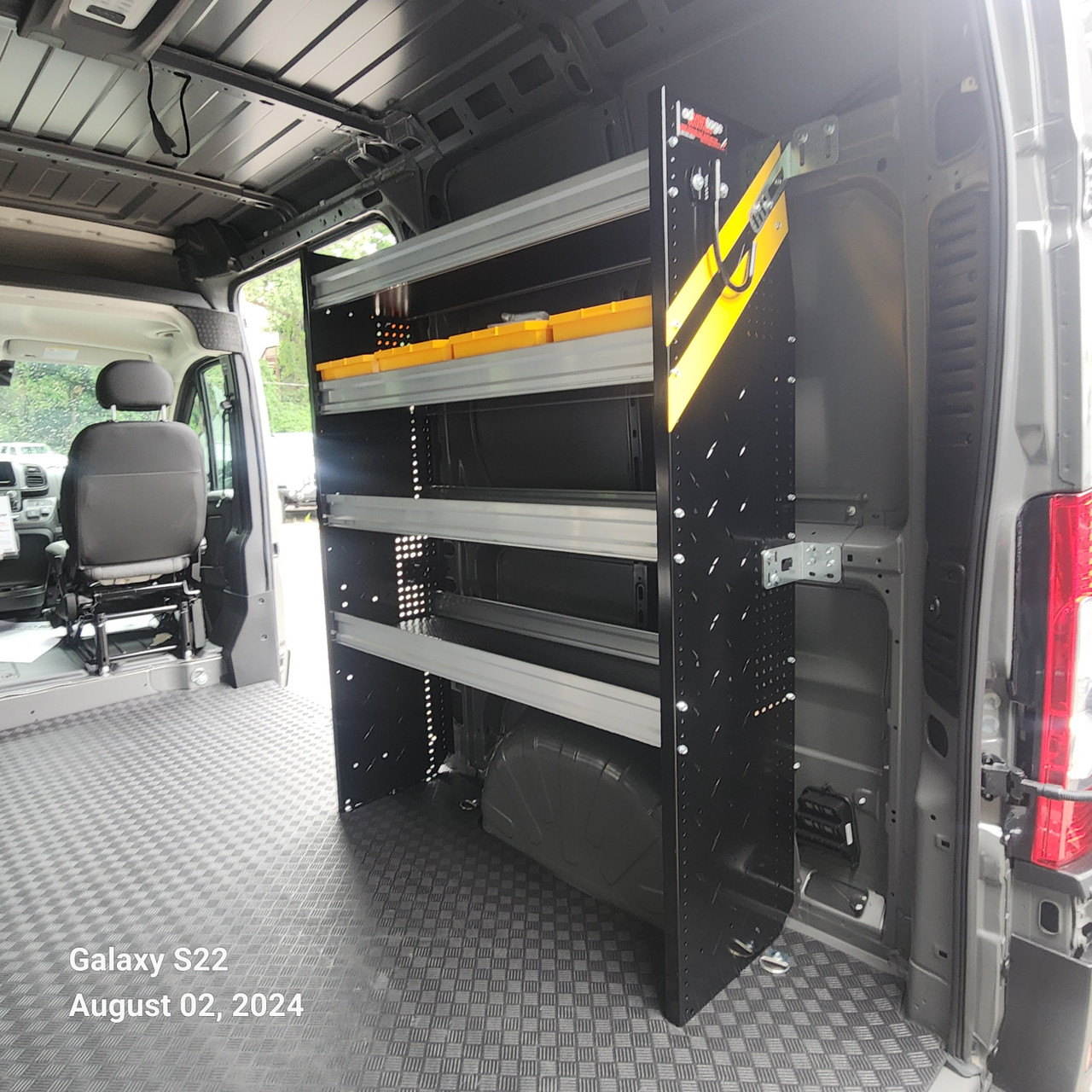 136"WB ProMaster General Service Shelving Package