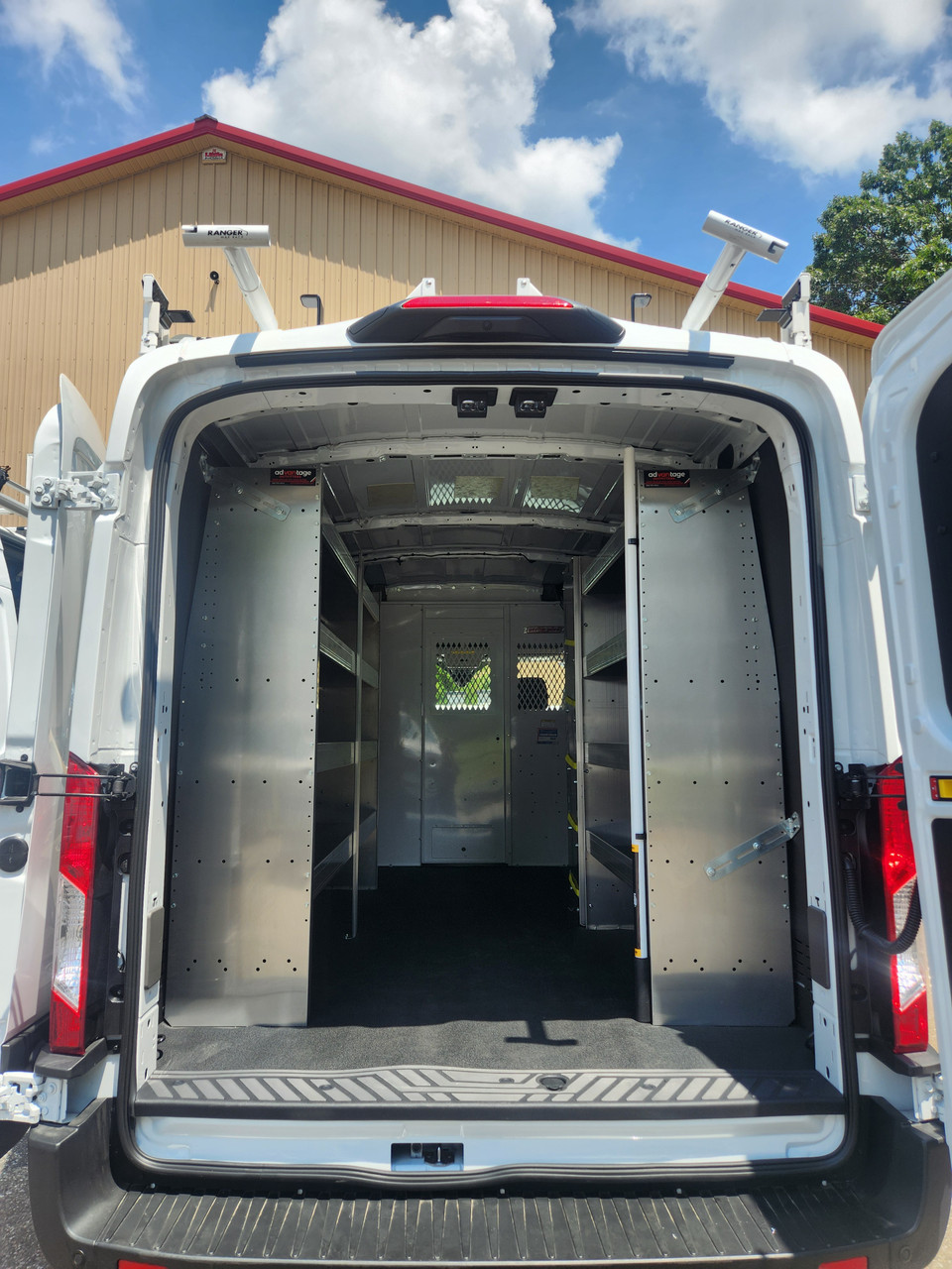 Transit High Roof Van Aluminum Base Shelving Package