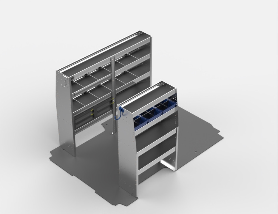 ProMaster 118"WB Van Aluminum General Service Shelving Package