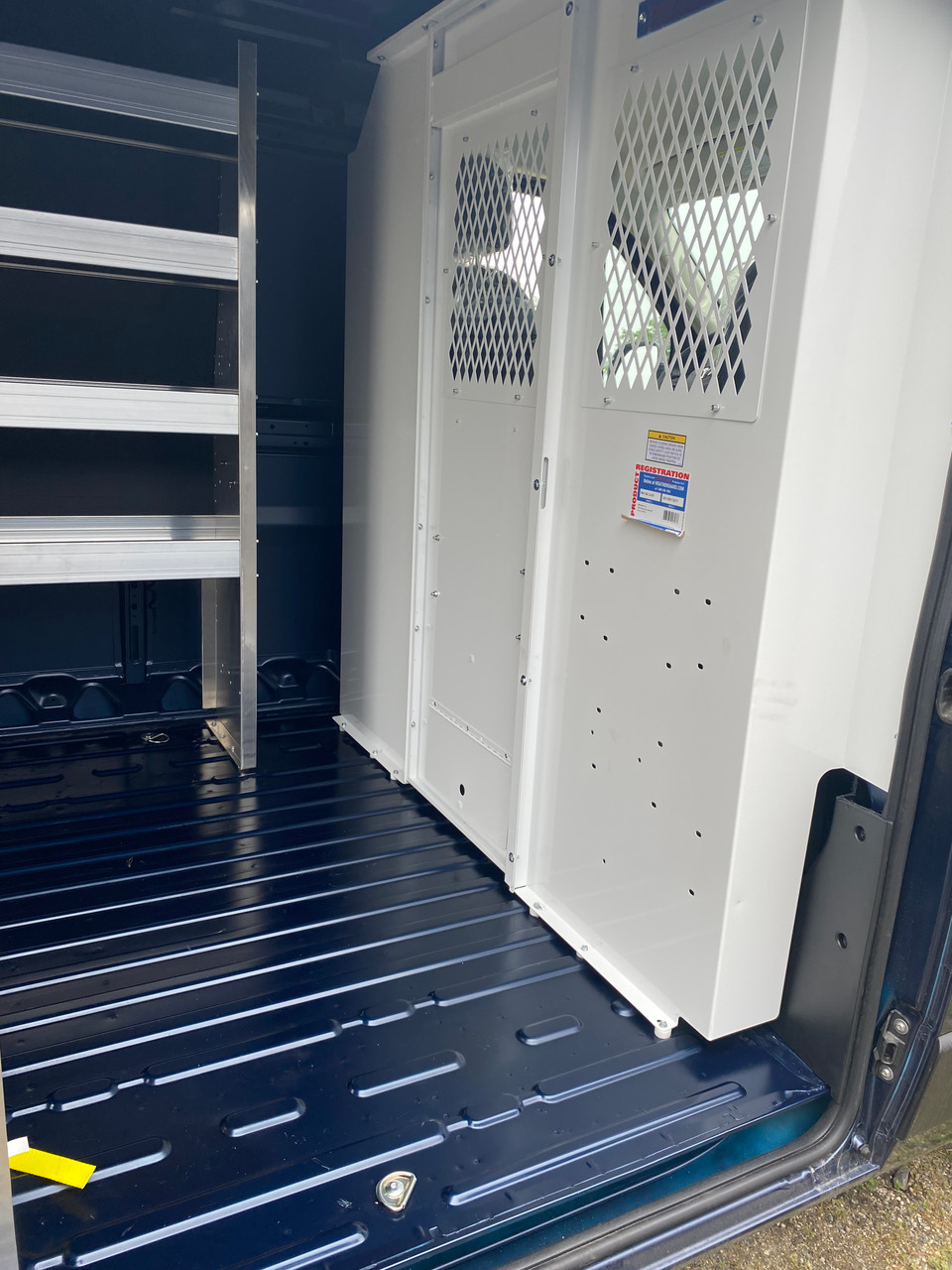 Straight Steel Partition for ProMaster Van (With or Without Swing Door ...