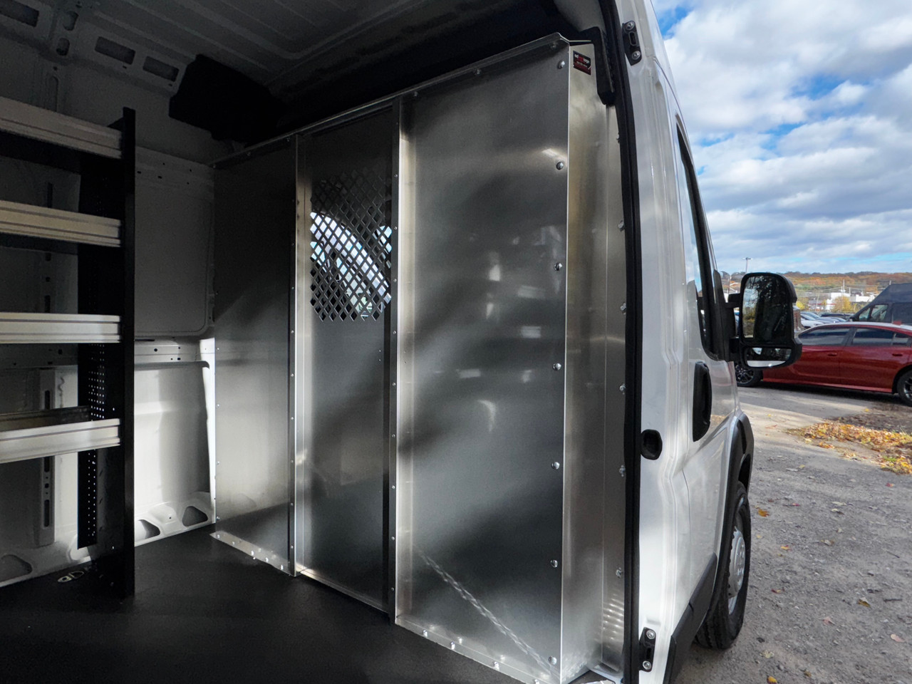 Vertical Aluminum Partition for ProMaster Van (#P40-RP-BX)