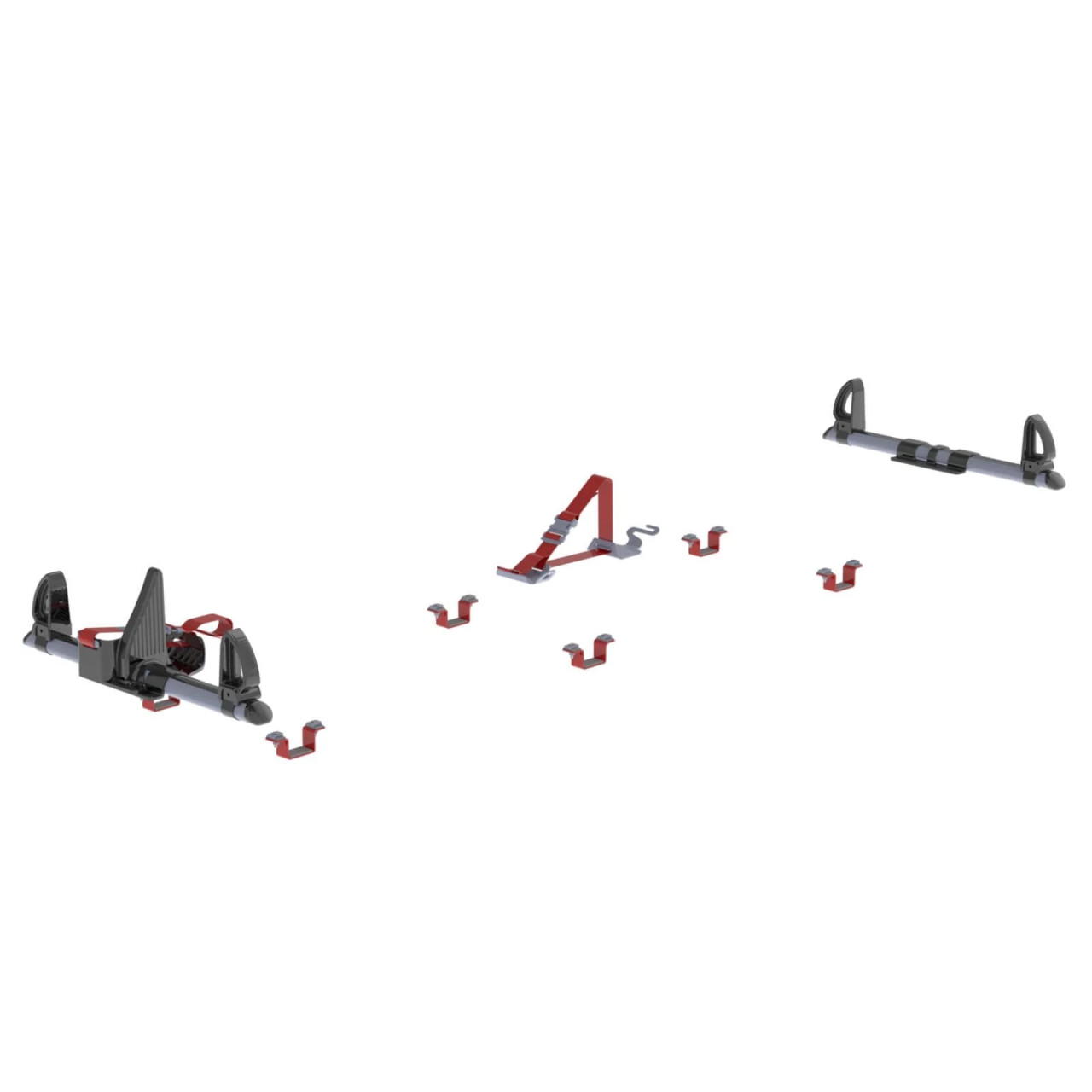 Rear Loader Ladder Rack with Single Width Bracket for Trucks